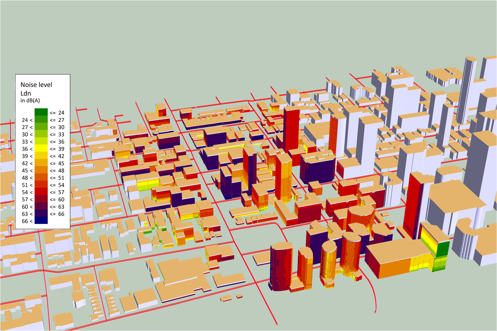 Creating a Noise Model and a Facade Noise Map of the King Street Area ...