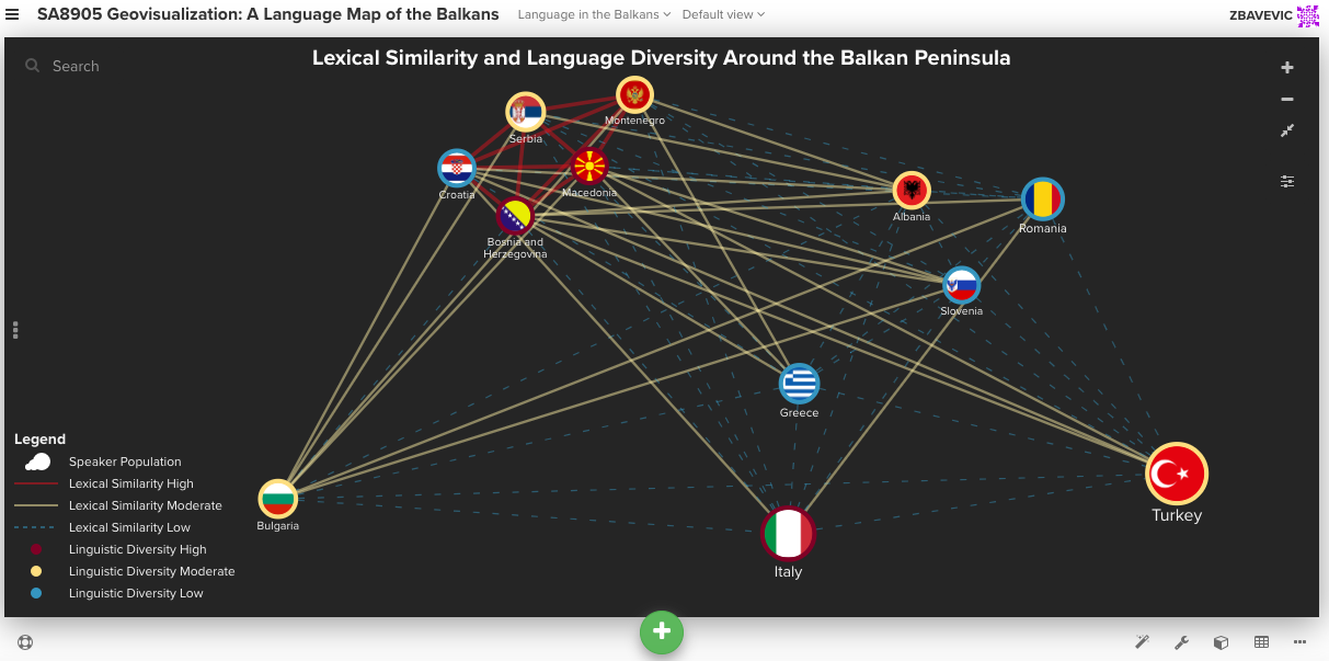 Lexical Distance and Linguistic Diversity in the Balkans: A Network Map ...