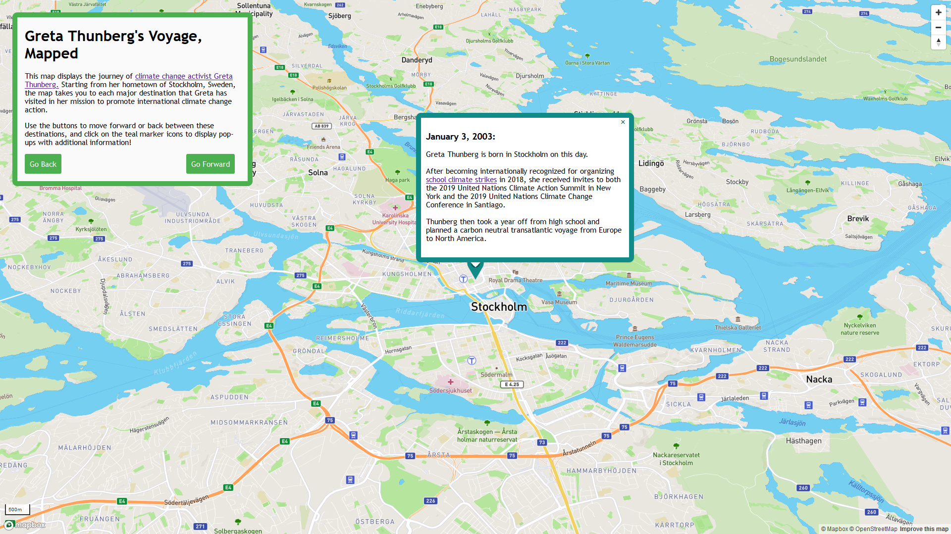Greta Thunberg’s Journey, Mapped – Master of Spatial Analysis – The Blog