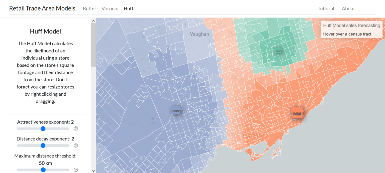 Huff Model – Master of Spatial Analysis – The Blog