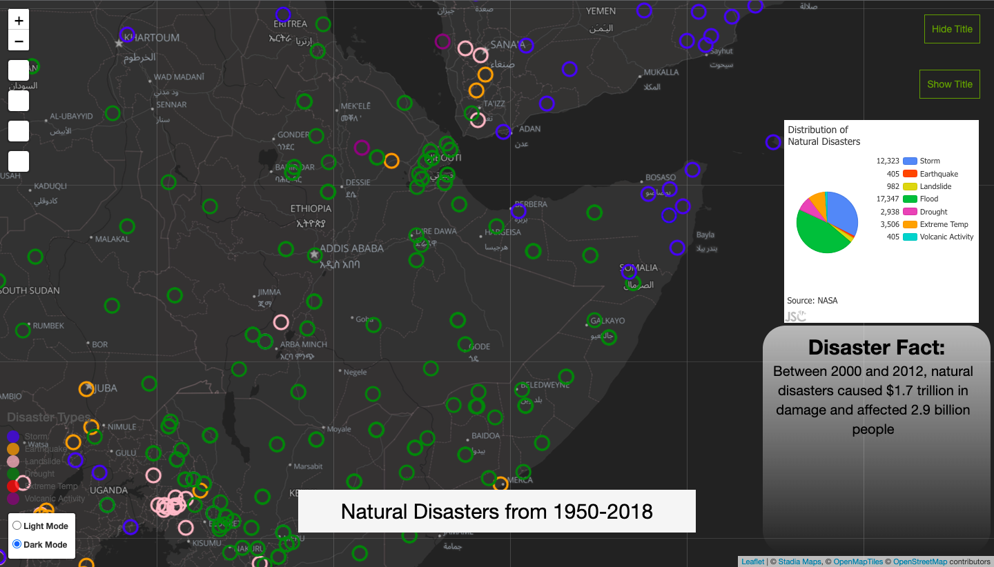 Natural Disasters around the world from 1950-2018 – Master of Spatial ...